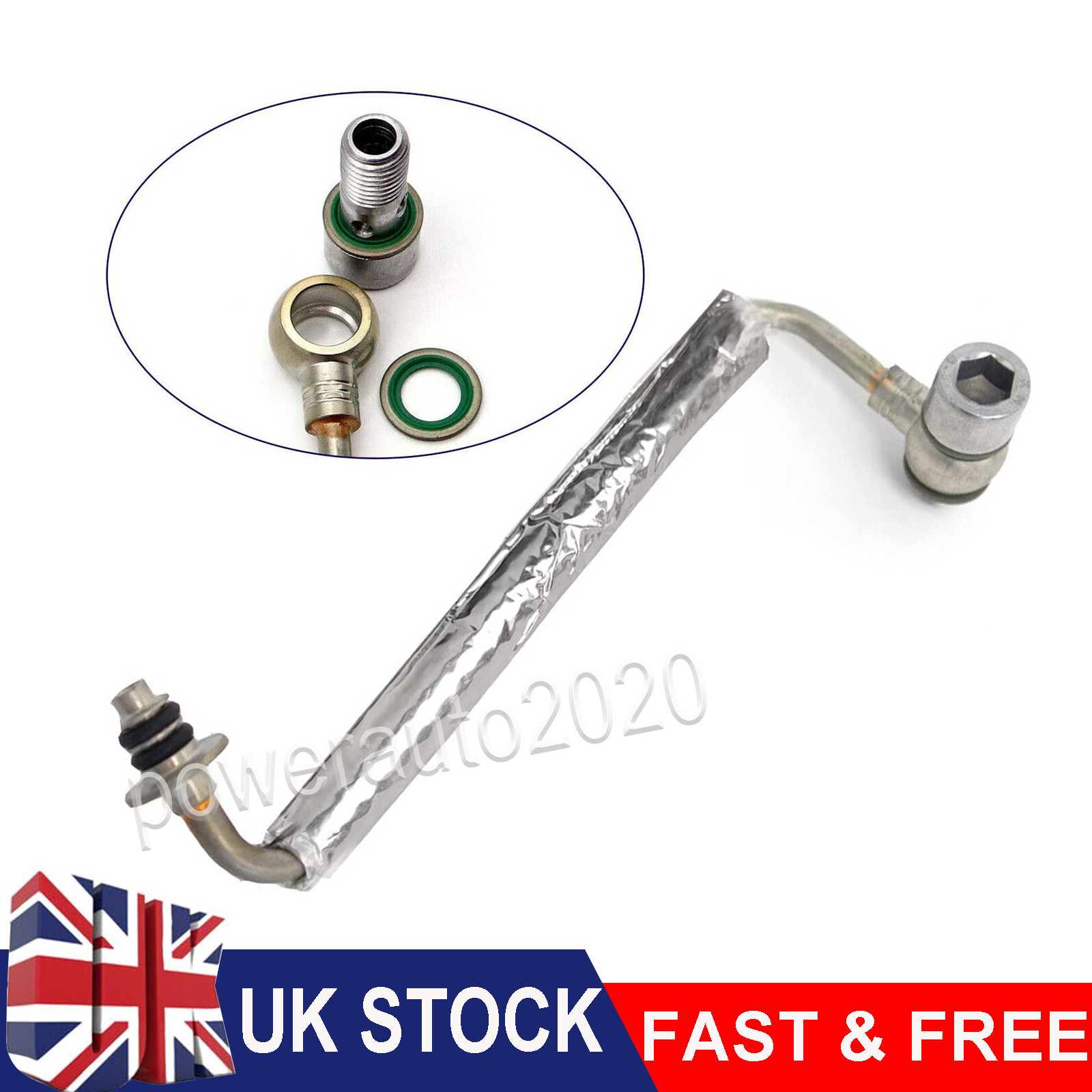 FOR VAUXHALL 1.4 PETROL TURBO OIL FEED PIPE 25198546 55592600 25200947 ...