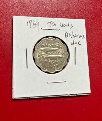 1989 BAHAMAS TEN CENTS COIN - NICE WORLD COIN !!! | eBay