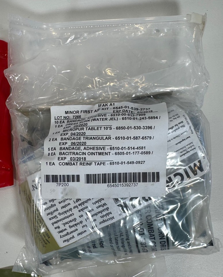 USMC IFAK Loaded First Aid Medical Kit Pouch Coyote Brown MARSOC Recon ...