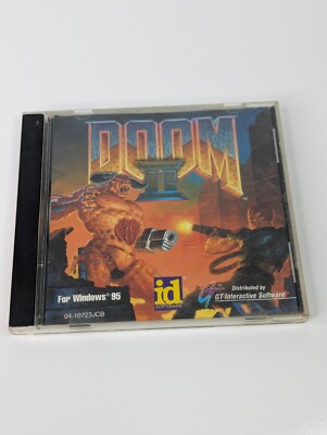 Doom II 2 CD-Rom Windows 95 GT Interactive Software ID First Person ...