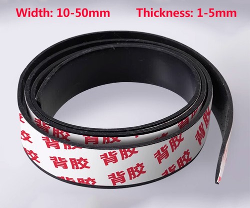 Black silicone strip self-adhesive rubber sealing strip wear resistance ...