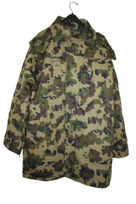 Romanian Army M94/M93 Camo Winter Parka w/Hood Military Jacket 54" 2XL ...