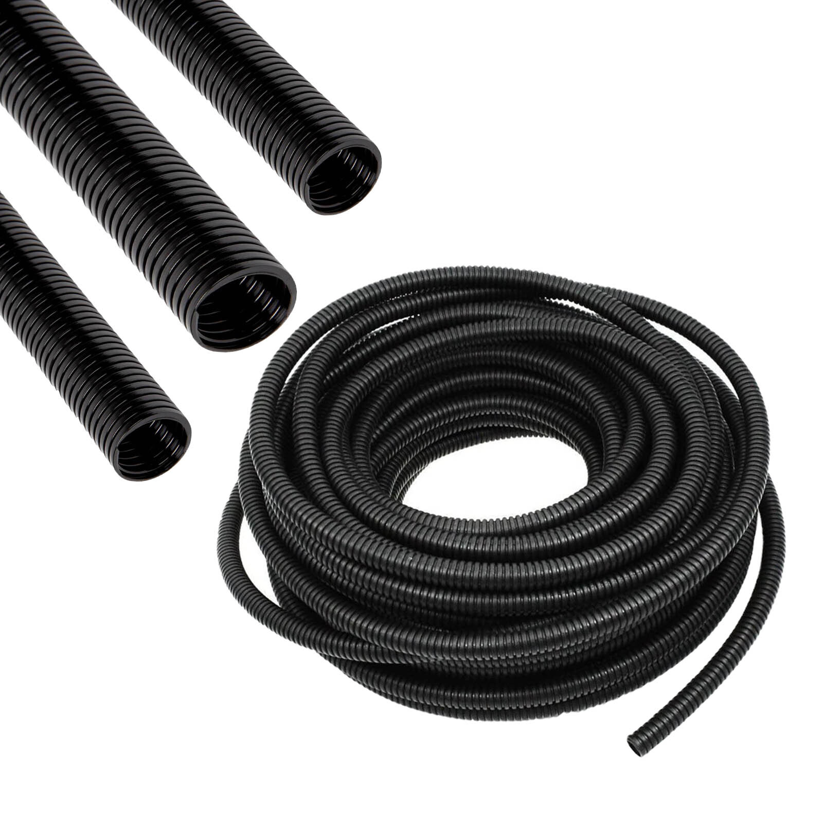 Flexible Convoluted Tubing Non Split Conduit Black Protection Tubing ...