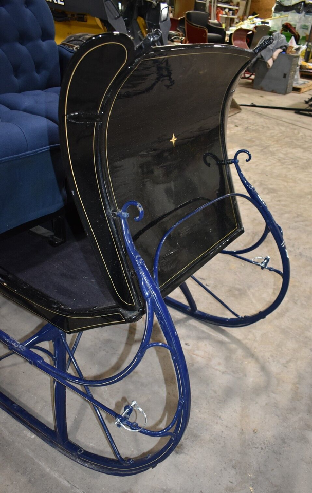 Restored Antique 4 passenger Horse Drawn Sleigh with Shafts | eBay