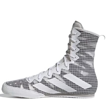 Adidas Box Hog 4 Boxing Shoes - Grey/ White | eBay