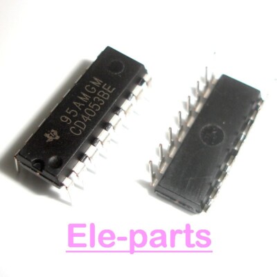 10 PCS CD4053BE DIP-16 CD4053 CMOS Analog Multiplexers/Demultiplexers ...