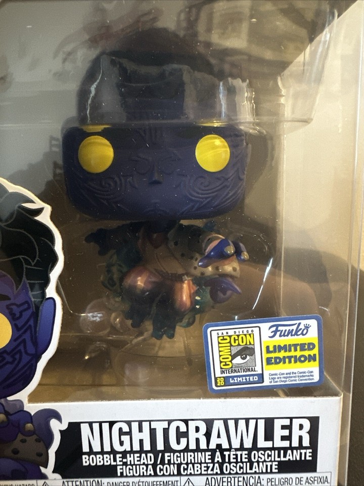 Funko Pop Marvel X-Men Nightcrawler Flying SDCC Con Sticker 490 ...