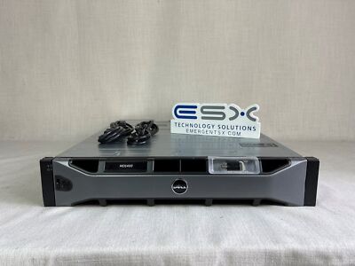 72TB Dell PowerVault MD1400 12Gb/s SAS Direct Attach Storage Array 12x ...