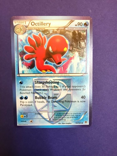 2013 Octillery Pokemon Card. Near-Mint Condition. 19/101 | eBay
