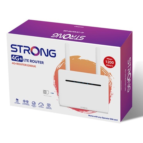 STRONG 4G+ LTE CAT6 Wi-Fi Router, AC1200 Dual-Band Wi-Fi, Zero ...