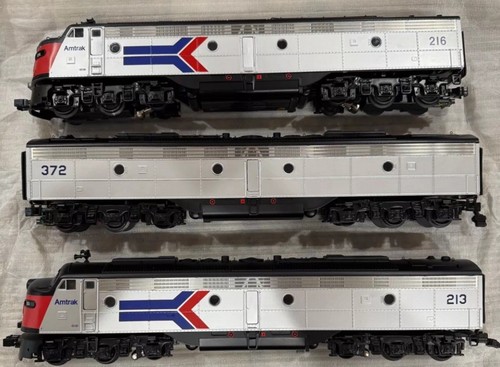 MTH PREMIER AMTRAK E-8 ABA DIESEL ENGINE SET PS3! 20-20352-1 O SCALE E8 ...