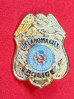 OBSOLETE Oklahoma City Police Department Badge Lapel Hat Pin B5 | eBay