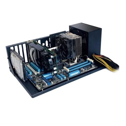 DIY Gaming Computer Case, ATX Open Chassis Case Rack up to 305 x 245mm ...