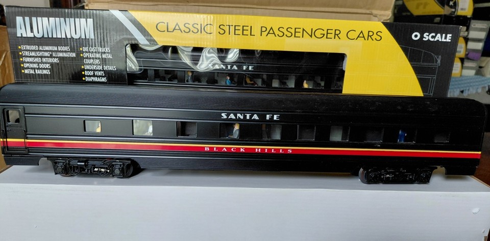 K-Line ATSF Santa Fe Black Bonnet Midnight Chief K-4630 4 Car 18 ...