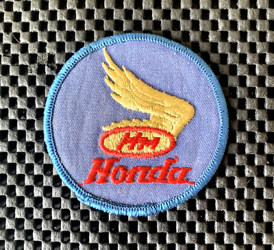 HM HONDA GOLDWING EMBROIDERED SEW ON ONLY PATCH HONDA MOTORCYCLE LOGO ...