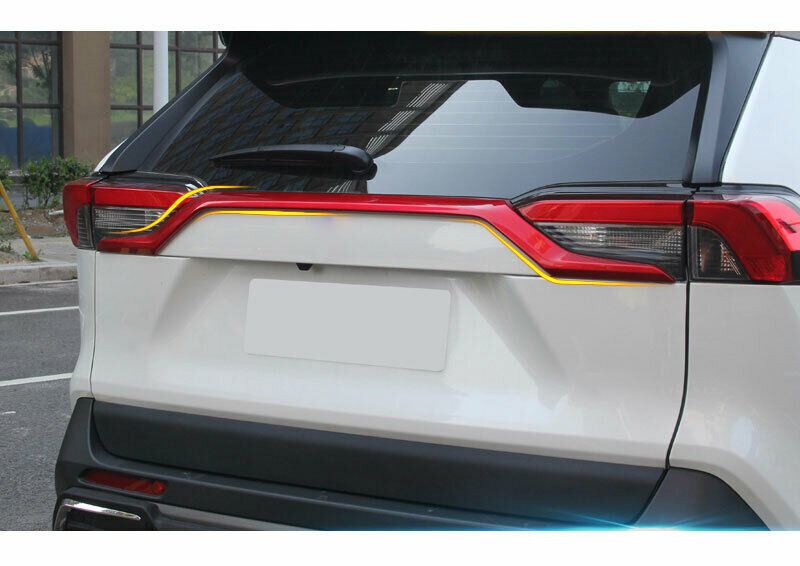 For 2019-2022 Toyota RAV4 Gloss Red Rear Door Trunk Lid Tailgate Strip ...
