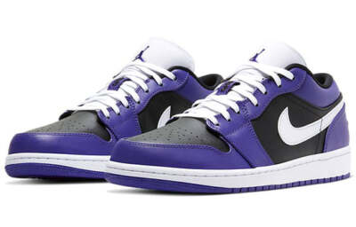 Nike Nike Air Jordan 1 Low Court Purple 553558-501 Unisex | eBay