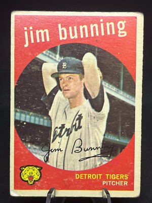 1959 Topps Baseball Card Jim Bunning #149 Vg Range BV $30 KB | eBay
