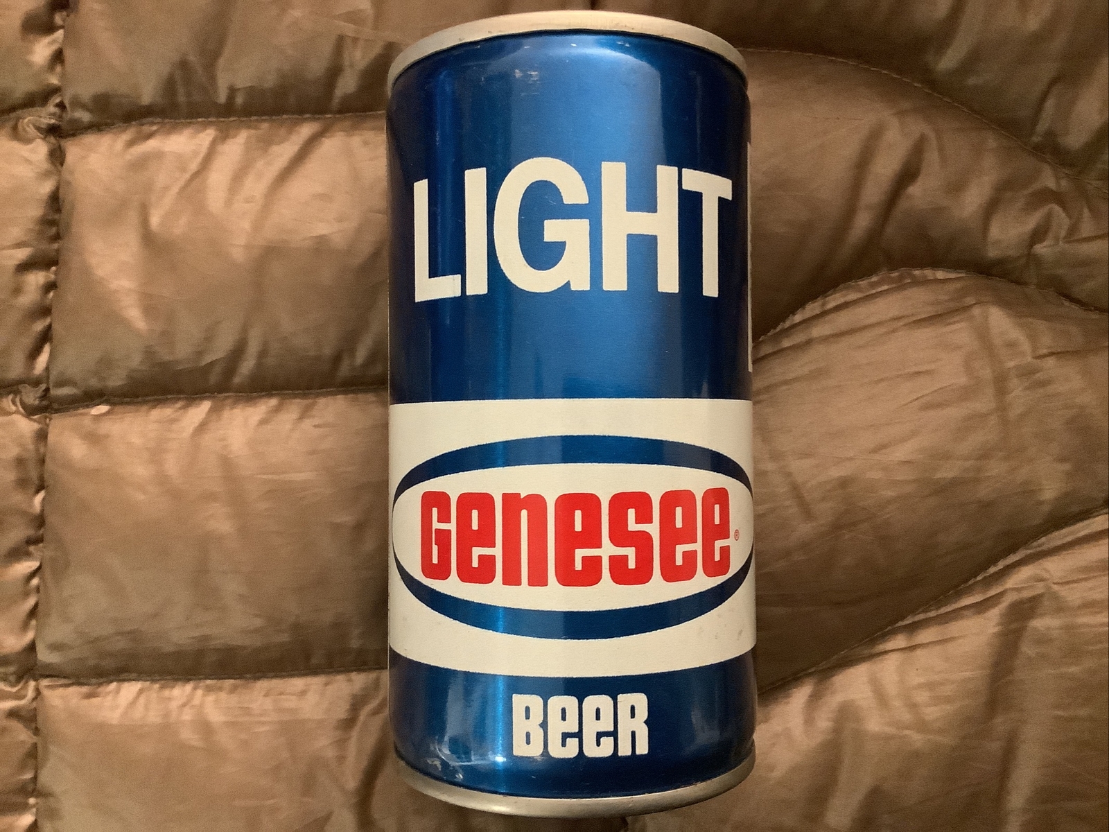 GENESEE LIGHT STEEL PULL TAB BEER CAN Bottom Opened | eBay