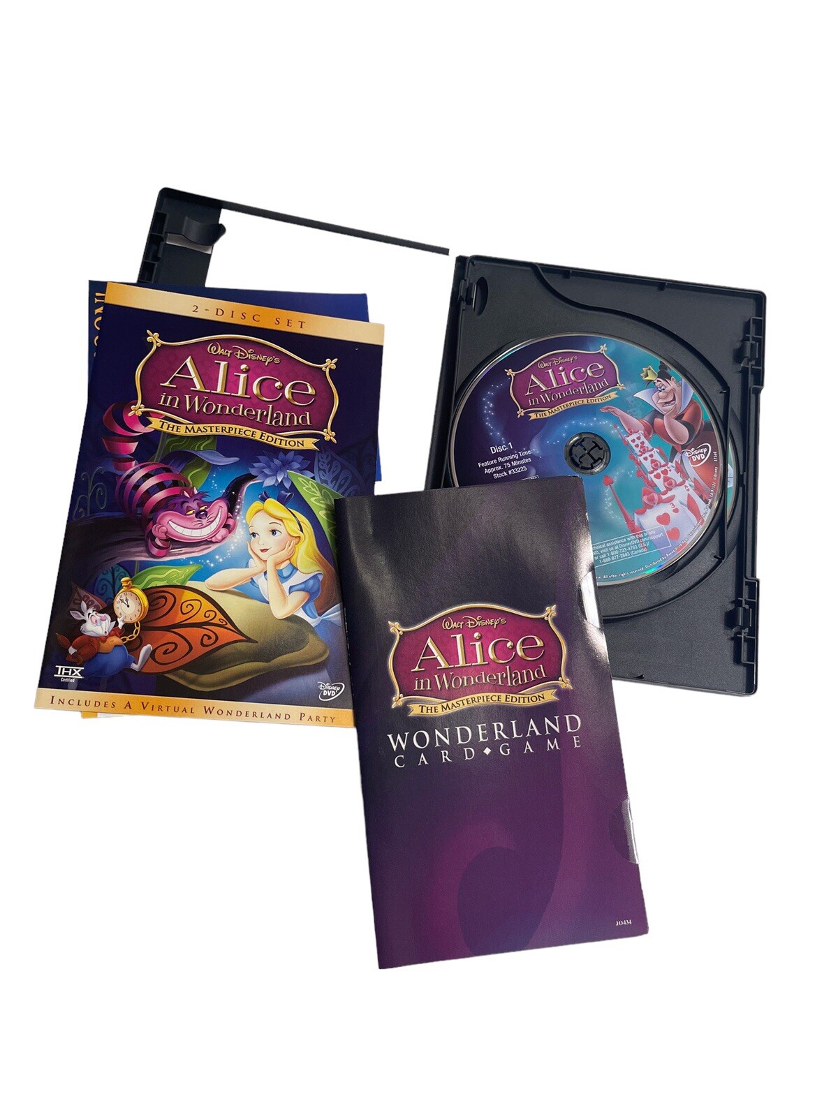 Alice in Wonderland (DVD, 2004, 2-Disc Set, The Masterpiece Edition ...