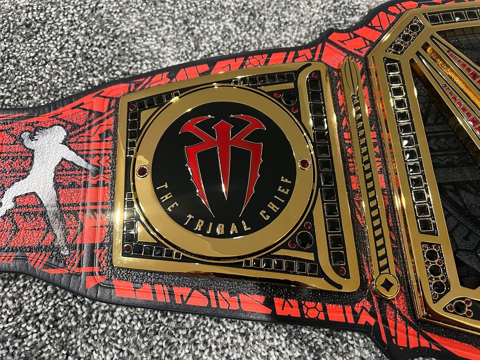 ROMAN REIGNS Autograph SIGNED WWE 1316 Days Tribal Chief Champion Belt ...