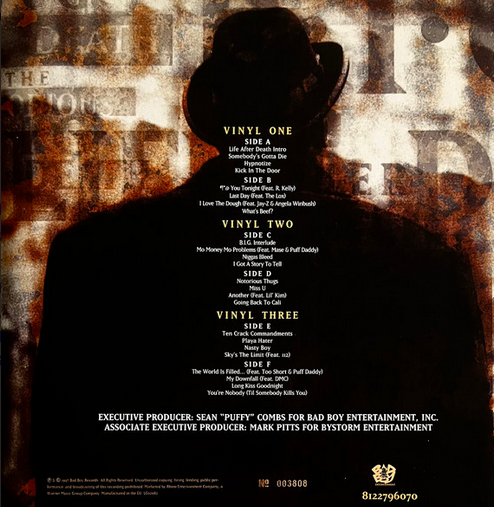 The Notorious B.I.G. – Life After Death (2014) Bad Boy Ent. 3xLP white ...