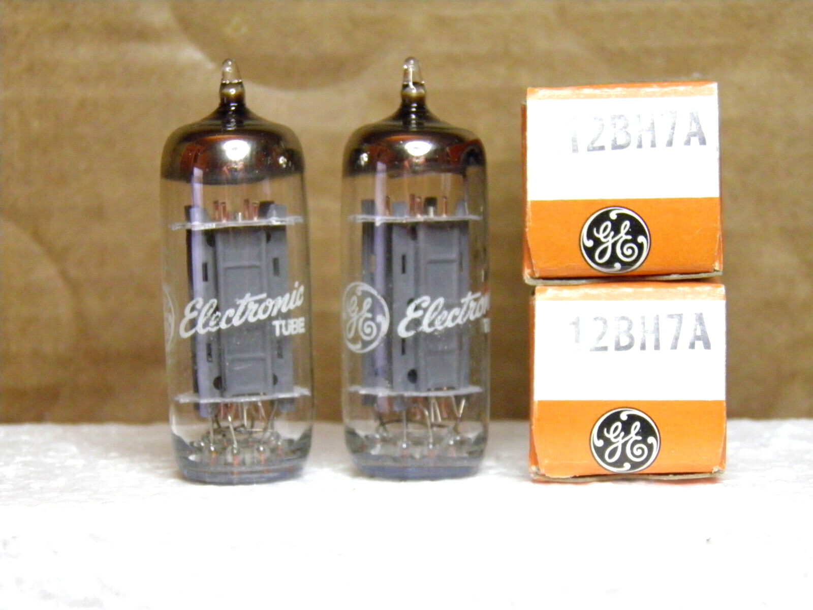 A MATCHED PAIR OF GE 12BH7A NOS/NIB VACUUM TUBES | eBay