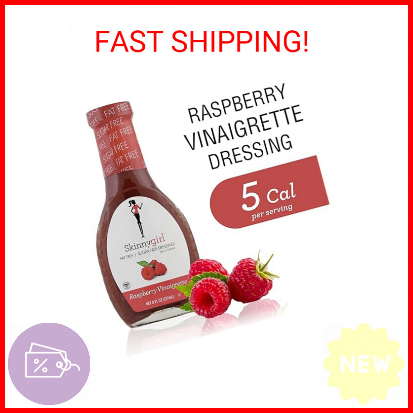 Skinnygirl Fat-Free Salad Dressing, Sugar-Free Raspberry Vinaigrette, 8 ...