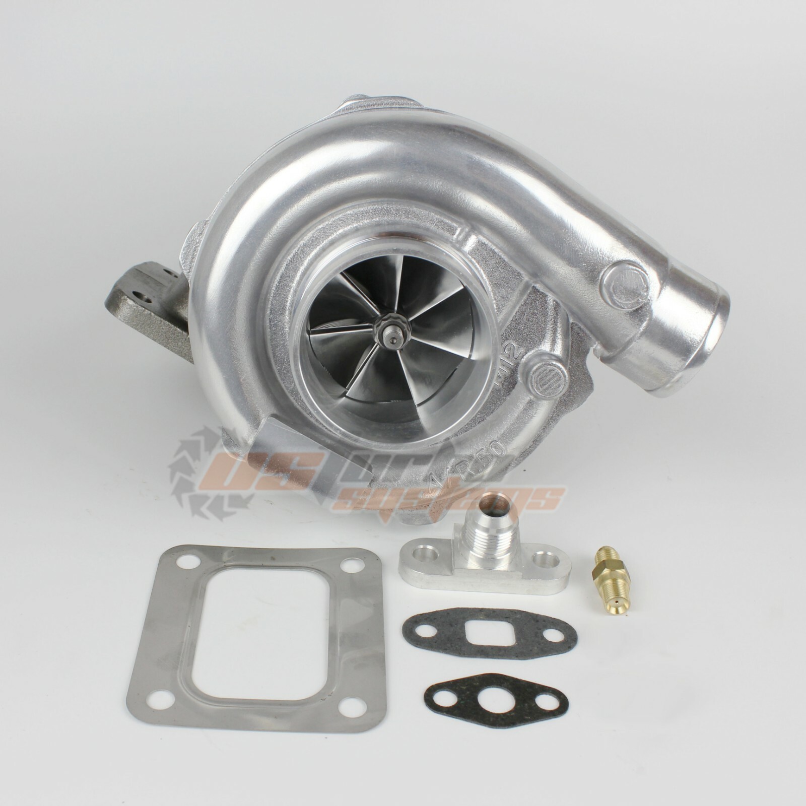 T67 T67R Upgraded Dual Ball Bearing Turbo Billet Comp Wheel T4 .96A/R Q ...