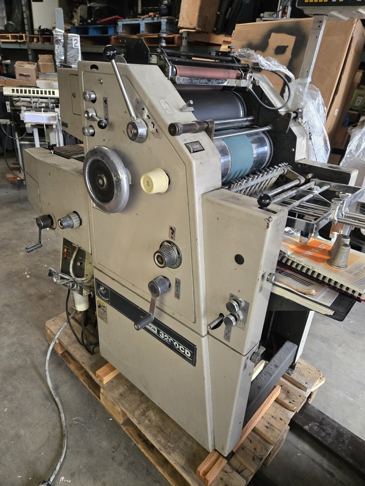 RYOBI 3200 1-Color Printing Press Crestline Damp | eBay