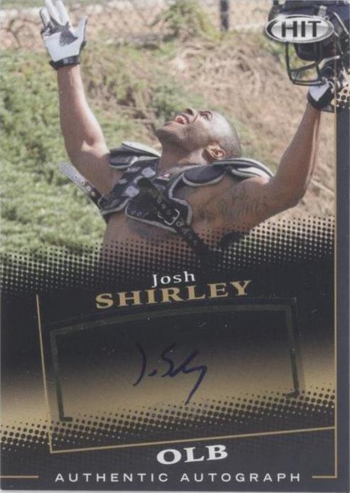 2015 Sage Hit - Autographs Josh Shirley #A64 Black (AU, RC) for sale ...
