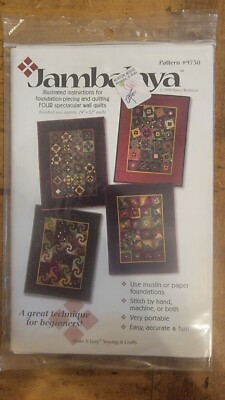 Jambalaya Wall Quilts Pattern #9730 -Easy/Beginner-Make it Easy Sewing ...