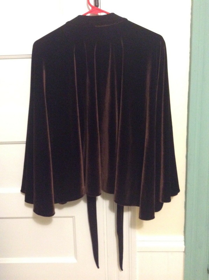 Marc Bouwer velvet cape | eBay