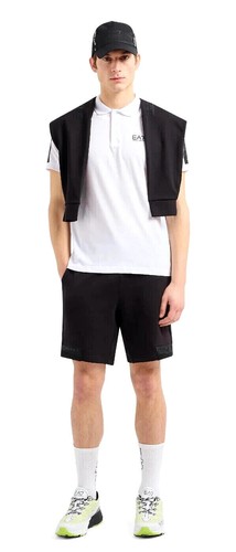 EMPORIO ARMANI EA7 3DPF23 PJ02Z POLO MAGLIA A MEZZE MANICHE BOTTONI ...