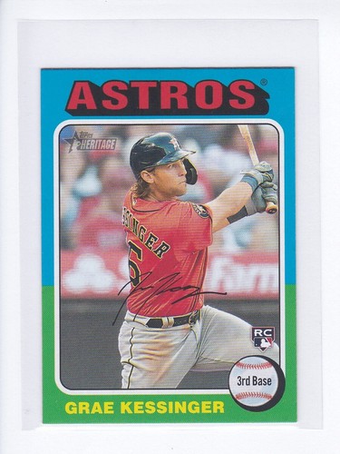 2024 Topps Heritage Mini #291 GRAE KESSINGER RC Houston Astros ROOKIE ...