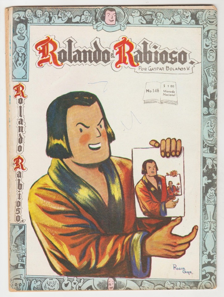 ROLANDO EL RABIOSO #146 MEXICAN COMIC BY GASPAR BOLANOS 1967 INFINITY ...