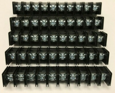 Lot 5 Bussmann/Eaton Magnum 10-Position Barrier Terminal Blocks ...