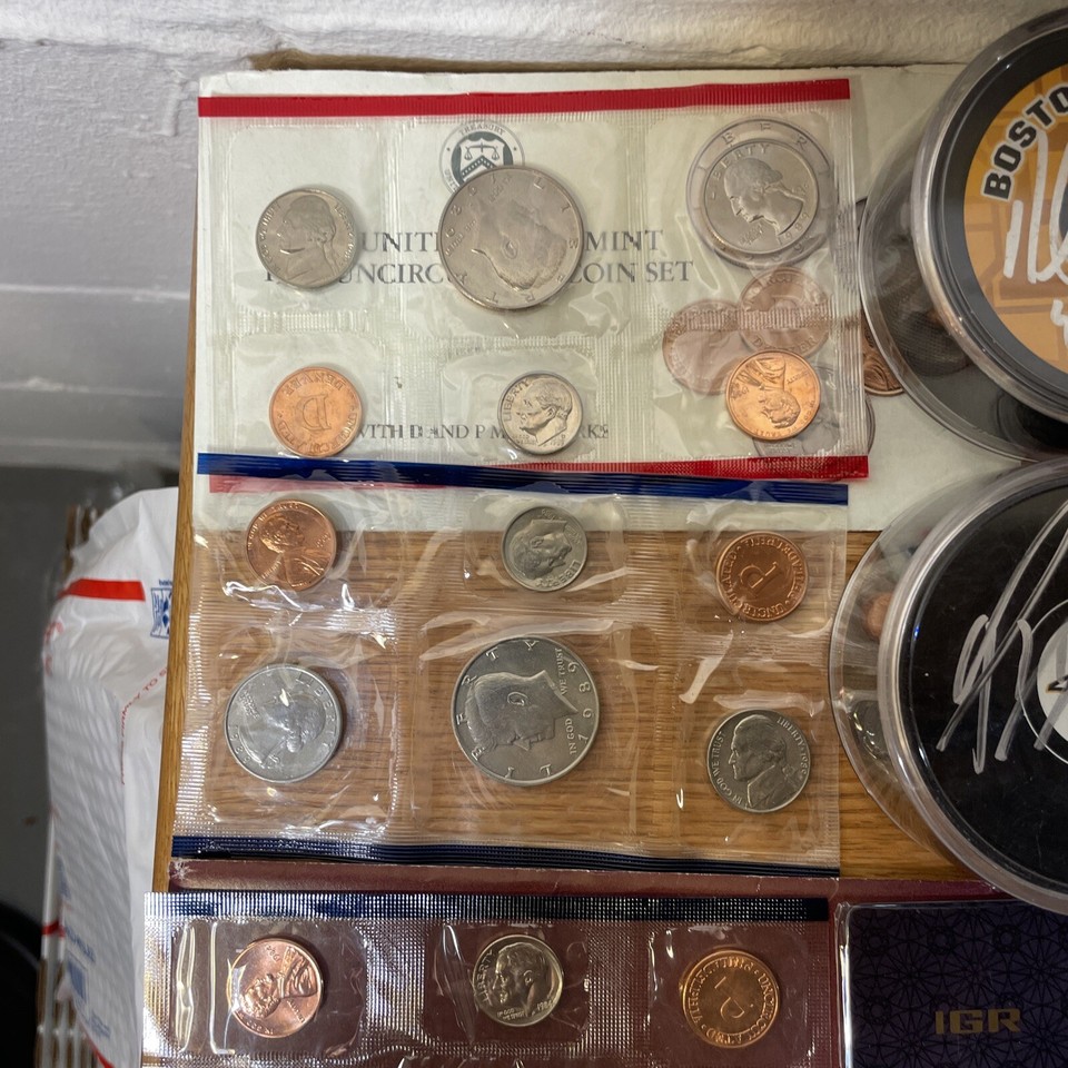 Estate Sale Coins ~ Auction Lot Silver Bullion~ Currency Collection ...