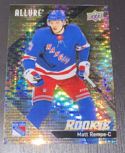 2024-25 UPPER DECK ALLURE MATT REMPE GOLD GLITTER BOMB RC 46/199 ...
