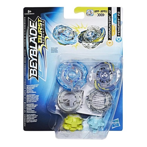 Beyblade Burst Evolution bey jormuntor J2 E fengriff F2 Multicolore ...