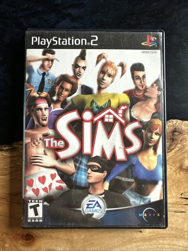 The Sims (Sony PlayStation 2, 2004) PS2 Game and Case Blue Disk No ...