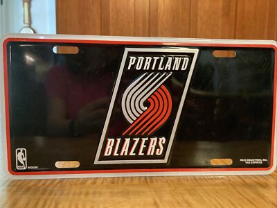 Portland Trail Blazers NBA Logo Metal Embossed License Plate 6 X 12 | eBay