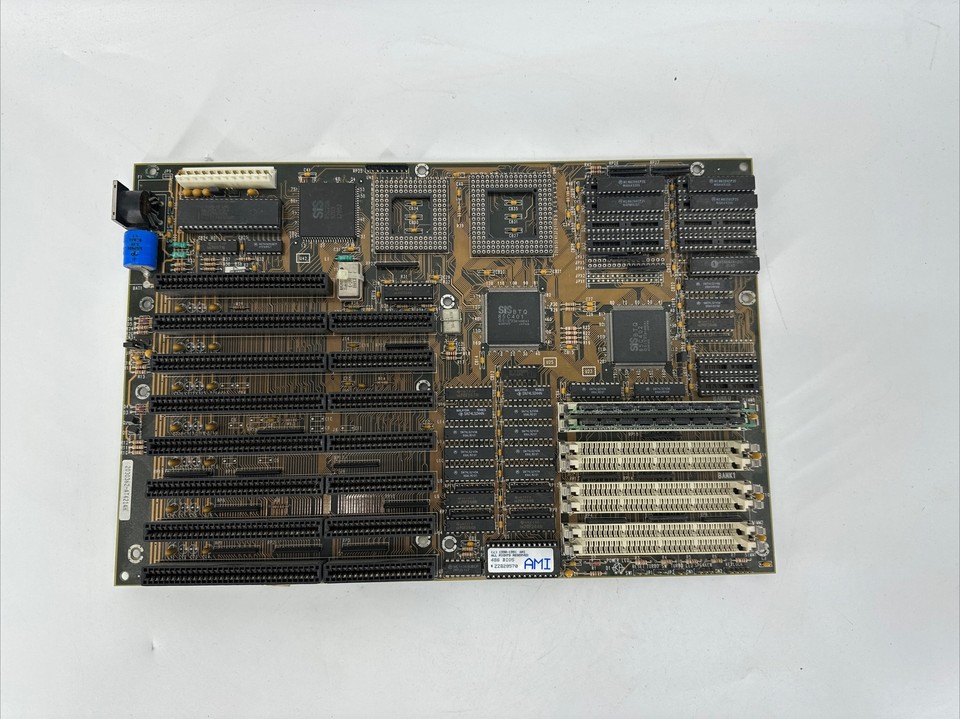 Vintage Motherboard 486/100 80486/DX4 w/ 8MB & SM03V0 SK051 CPU | eBay