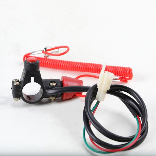 Motorcycle ATV Engine Stop Kill Switch Safety Tether Lanyard Pit Dirt ...
