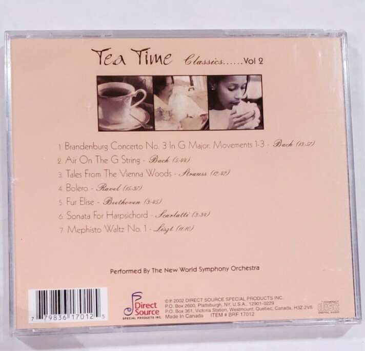 Tea Time Classics Vol. 2 by The New World Symphony Orchestra CD 779836170125| eBay