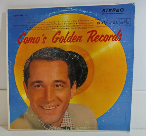 Perry Como - Como’s Golden Records VINYL LP RCA 1961 | eBay
