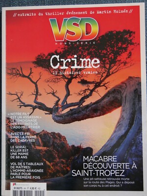 VSD HORS SÉRIE CRIME N°1 - 13 HISTOIRES VRAIES SERIAL KILLER VOL DE ...
