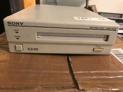 Sony RMO-S551 External MO Disk Drive Unit SCSI SMO-S551 | eBay