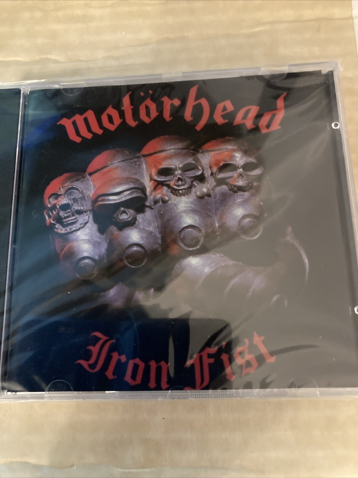 MOTORHEAD Iron Fist Limited Edition w/METAL IRON FIST BOX 1996 French ...