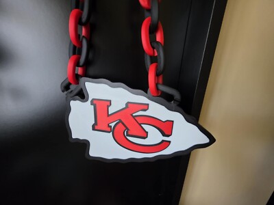 Kansas City Chiefs Oversized Pendant Chain Necklace 3D printed | eBay